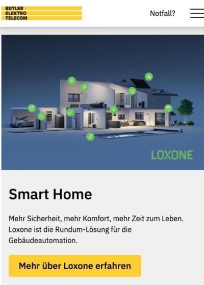Schnittstelle zu Smart Home-System Loxone - egonline